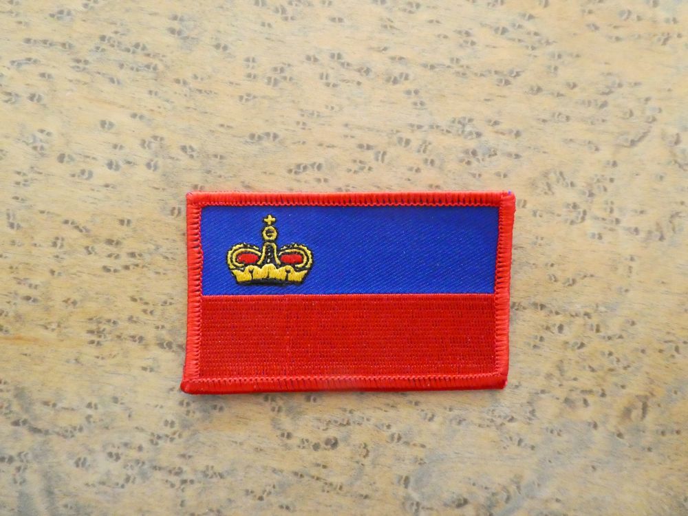 Aufnäher Patch Liechtenstein, Tschechien, Luxemburg, Japan (Gebraucht ...