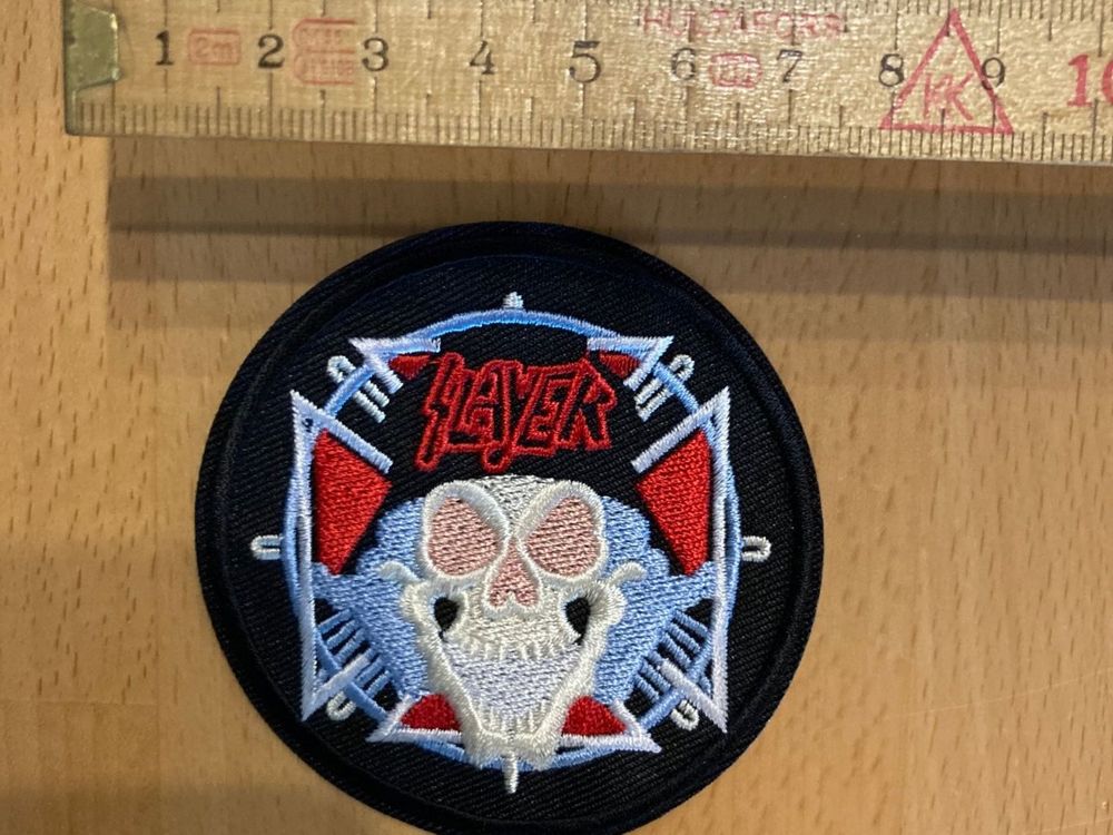 Slayer Patch Sticker Aufnäher Metal Rock Band 3 (Neu (gemäss Beschreibung)) in Horn für CHF 3 ...