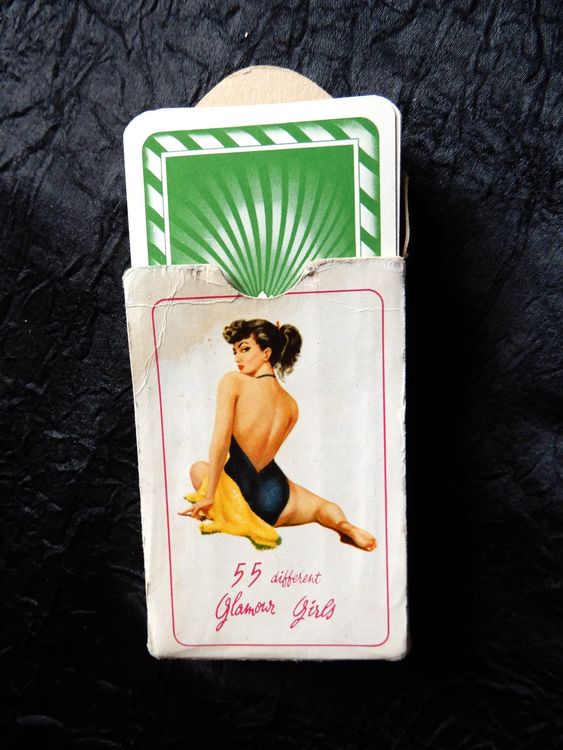 55 diff. Glamour Girls, 55 Pin-Ups Kartenspiel 70er Jahre (Gebraucht ...