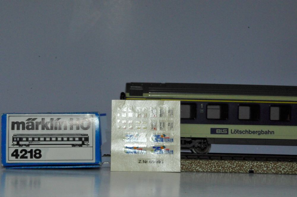 Märklin 4218 BLS 1ère classe OVP (Gebraucht) in Onex für CHF 30 – mit ...