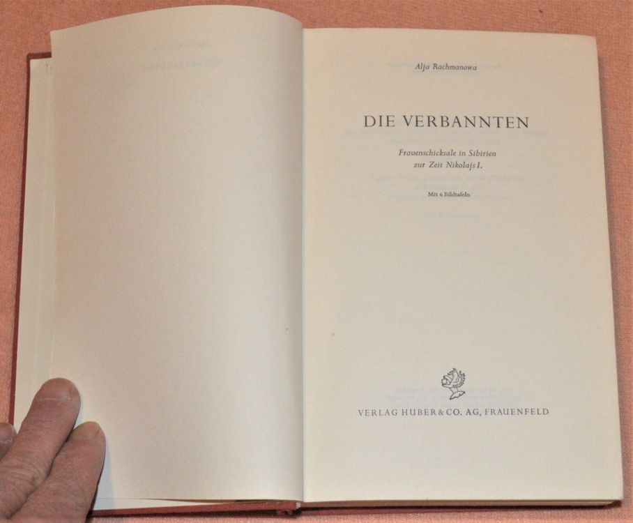 DIE VERBANNTEN - Alja Rachmanowa – 1964 (Gebraucht) in Goldiwil (Thun ...