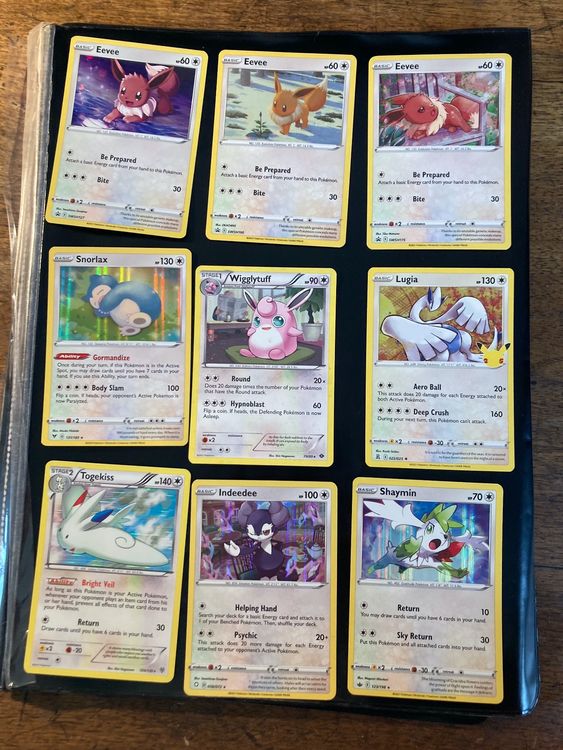 9 Holo Normal Type Pokémon Cards Lot ENG | Kaufen auf Ricardo