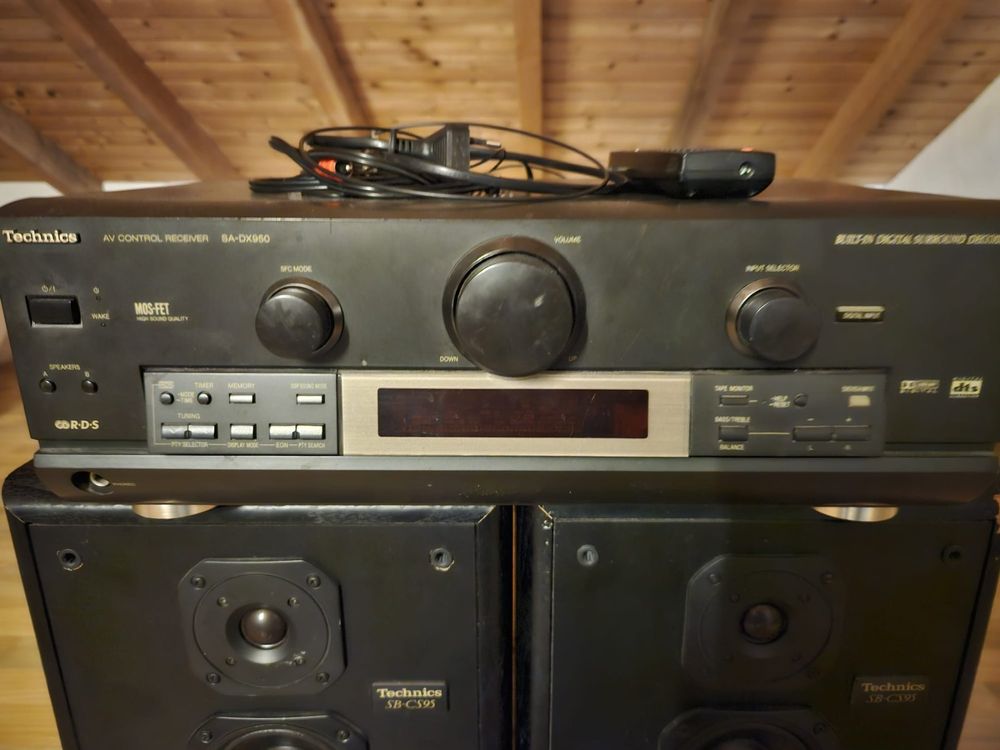 Technics SA-DX950 + 2×SB-CS95 – Stereo-Set mit Top Sound (Gebraucht) in ...