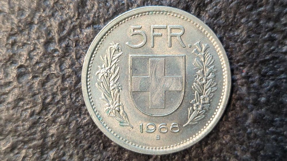 Münze 5Fr. 1968 (Gebraucht) in Seon für CHF 7 – mit Lieferung auf ...