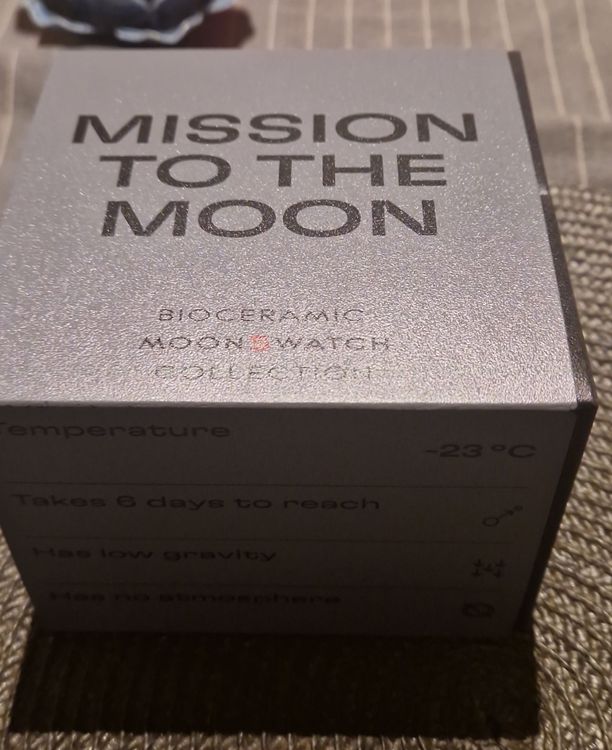 boite de emballage Swatch Bioceramic Moonswatch Mission (Neu und ...