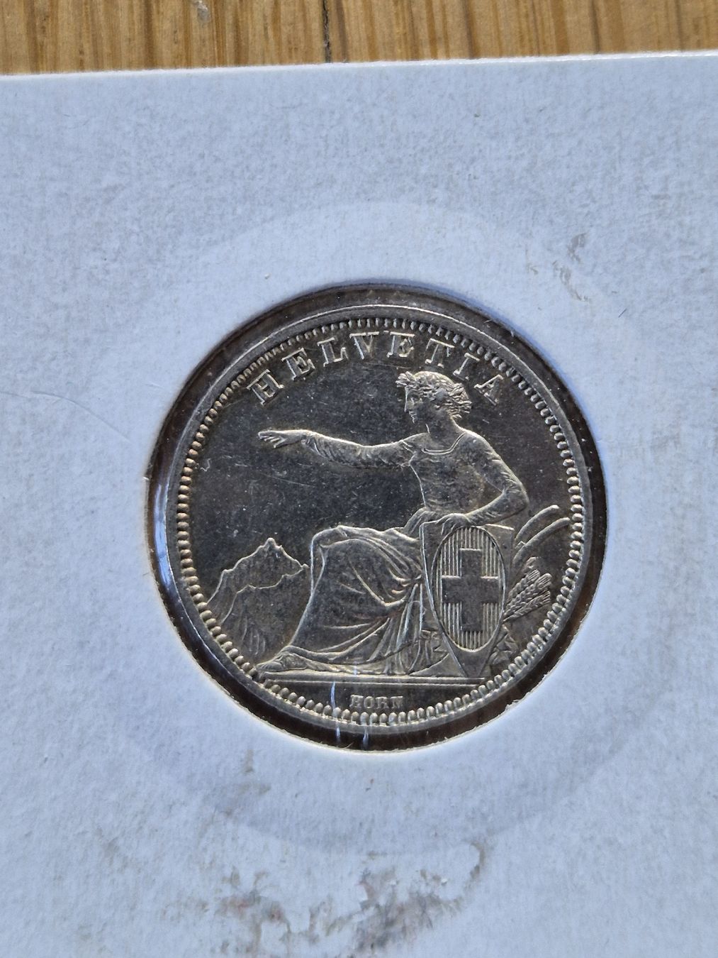 1 Franken 1861 sitzende Helvetia unz. - Kat. 650.--! (Gebraucht) in Mels für CHF 350 – mit ...