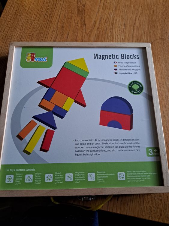 Magnetische Holzbausteine Viga (Gebraucht) in Gerlafingen für CHF 5 ...