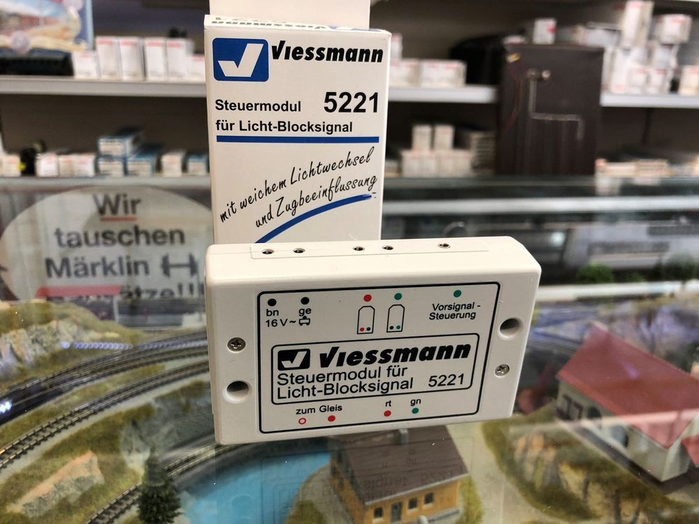 Viessmann 5221 Steuermodul blocksignal (Neu und originalverpackt) in für CHF 27 – mit Lieferung ...