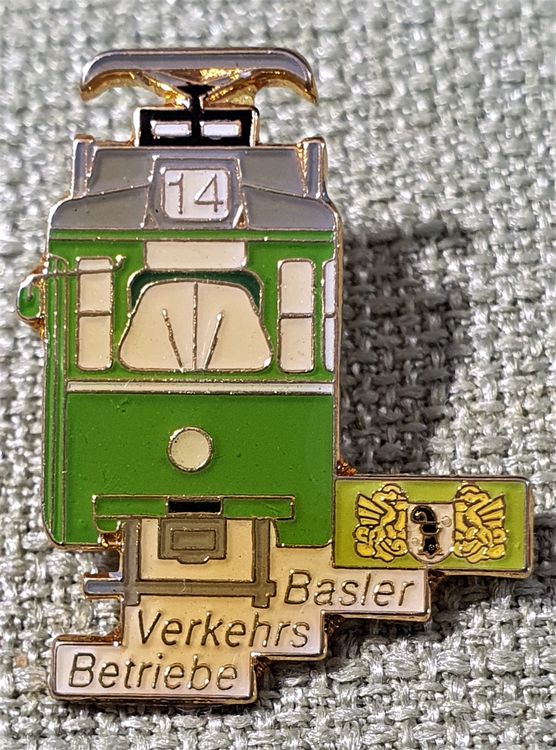 O936 Pin Basel Basler Verkehrsbetriebe BVB - Tram Drämmli 14 (Gebraucht) in Reinach BL für CHF 2 ...