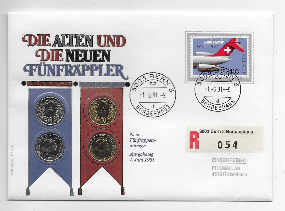 Fünfrappenbrief 1981 (Neu (gemäss Beschreibung)) in Hefenhofen für CHF 5 – mit Lieferung auf ...