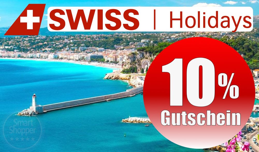 10% Rabatt SWISS HOLIDAYS 🇨🇭 Gutschein | Kaufen auf Ricardo