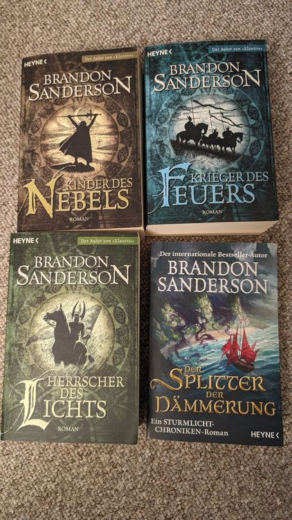Die Nebelgeborenen 1-3 + Sturmlicht 10 - Brandon Sanderson | Kaufen auf ...