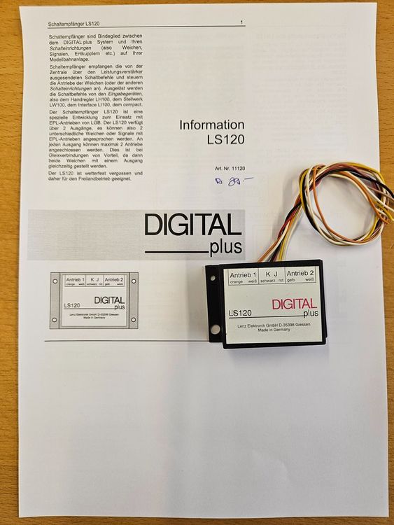 Lenz digital plus LS120 Schaltdecoder (Gebraucht) in Faulensee für CHF 20 – mit Lieferung auf ...
