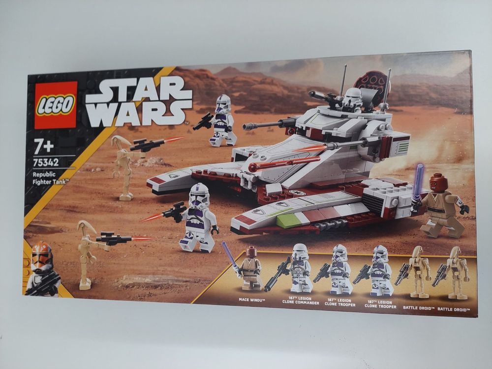 LEGO star wars Republic Fighter Tank 75342 Mace Windu Panzer (Neu und ...