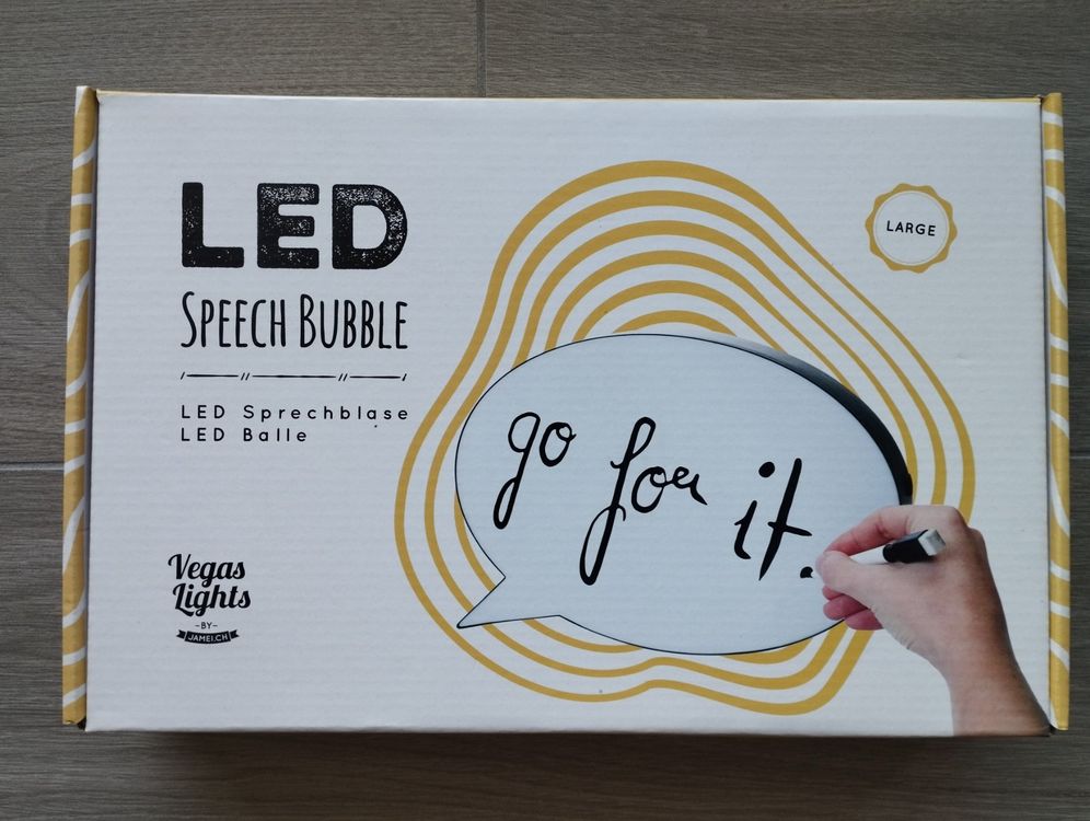 Lampe LED Bulle de dialogue | Kaufen auf Ricardo