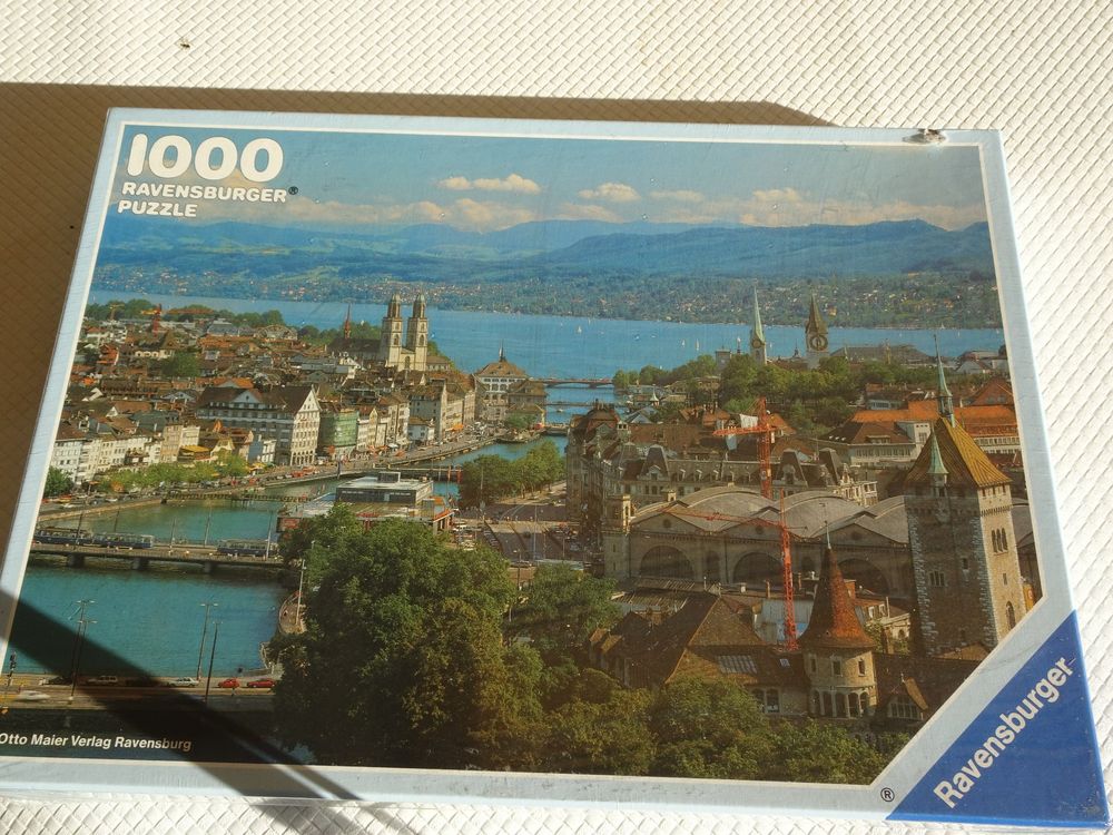 Puzzle Ravensburger Stadt ZüRICH 1000 Teile NEU (Neu und originalverpackt) in Grüt (Gossau ZH ...