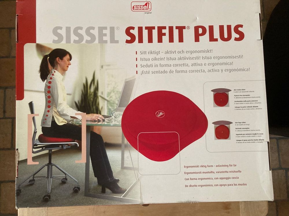 Ergonomisches, aufblasbares Sitzkissen SitFit plus | Kaufen auf Ricardo