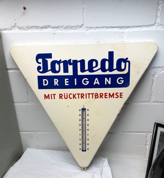 Rares Torpedo Emailschild Schild (Gebraucht) in Thun für CHF 210 – mit ...