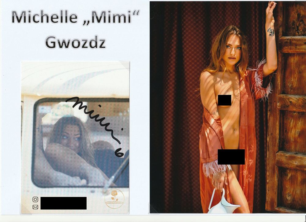 Michelle „Mimi“ Gwozdz / Originalautogramm (Gebraucht) in Schwyz für CHF 12 – mit Lieferung auf ...