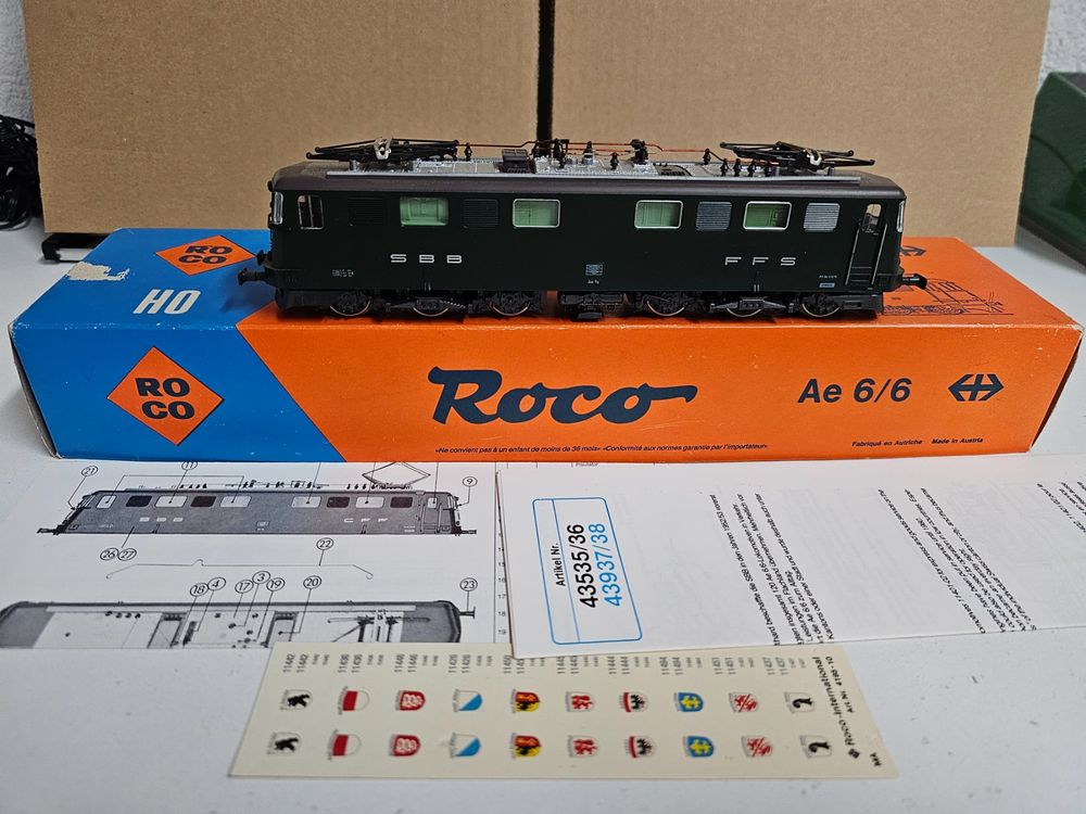 ROCO 43536 lok Ae 6/6 CFF dès1.-fr | Kaufen auf Ricardo