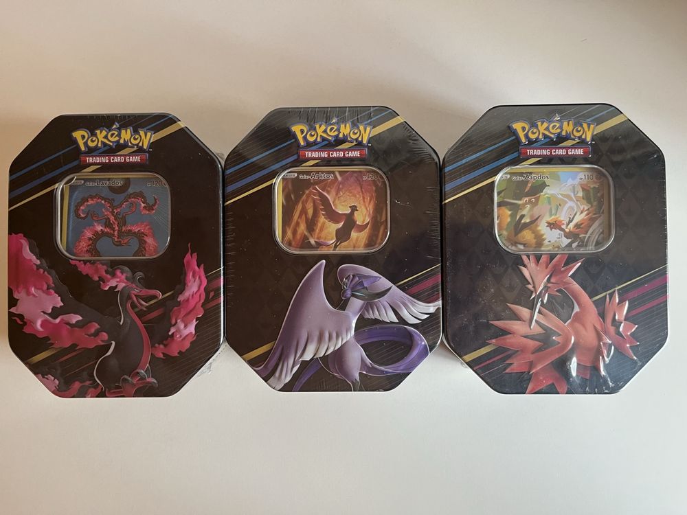Pokemon Zenit der Könige Galar-Trio Tin-Box OVP (Neu und ...