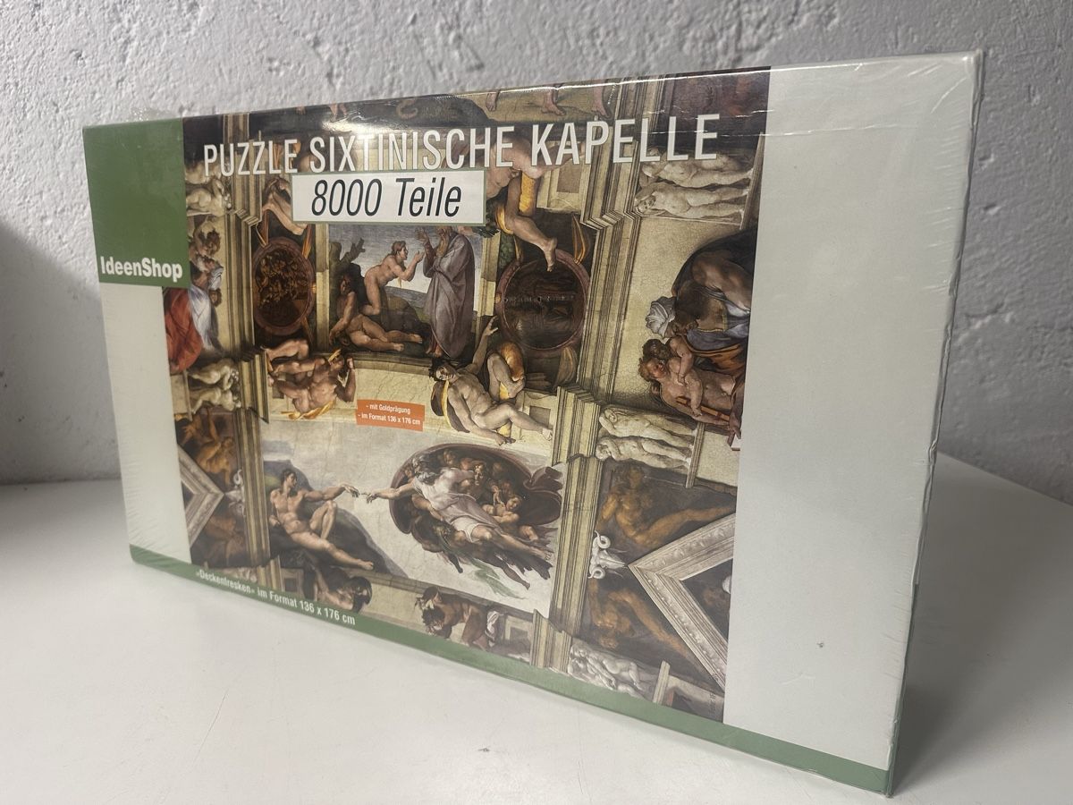 XXL Puzzle Sixtinische Kapelle 8000 Teile OVP (Neu und originalverpackt ...