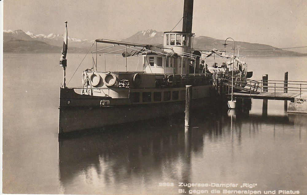 Zugersee, Dampfschiff Rigi (Gebraucht) in für CHF 14 – mit Lieferung ...