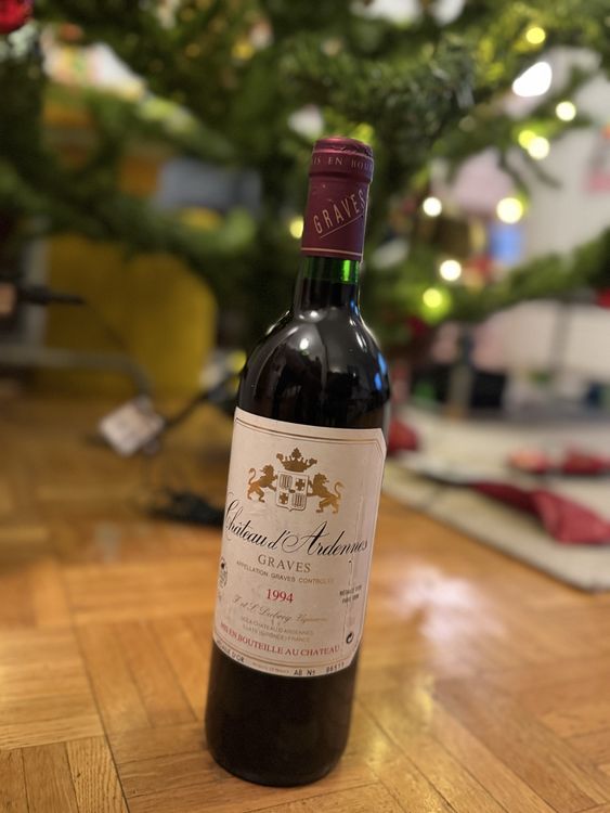 Graves Château d'Ardennes 1994 Grand Vin 🍷🍾👌 (D'occasion) à Lausanne ...