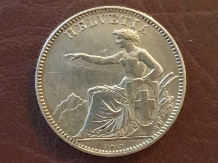 2 Franken 1860 Silber - Top Erhaltung!! | Kaufen auf Ricardo