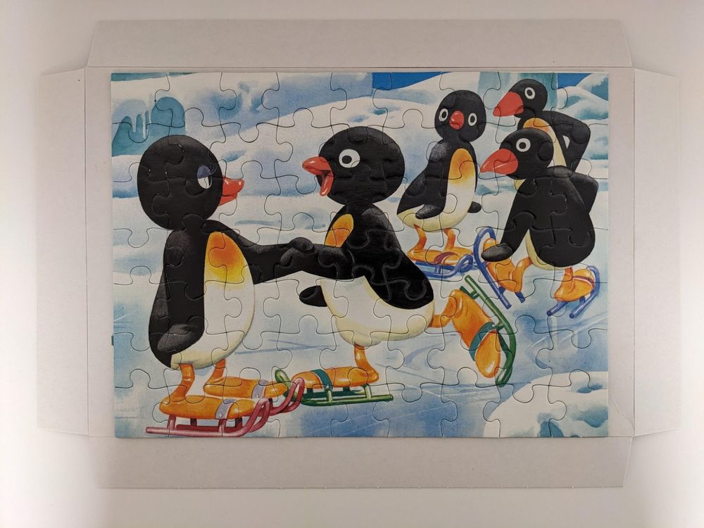 PINGU Puzzle, 63 Teile, rar vintage | Kaufen auf Ricardo
