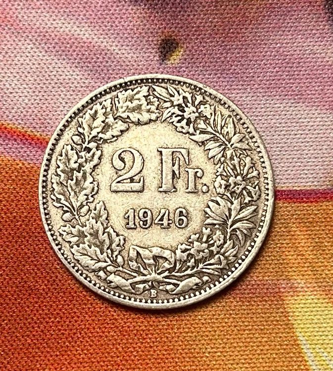 Monnaie suisse de 2 frs argent 1946 | Kaufen auf Ricardo