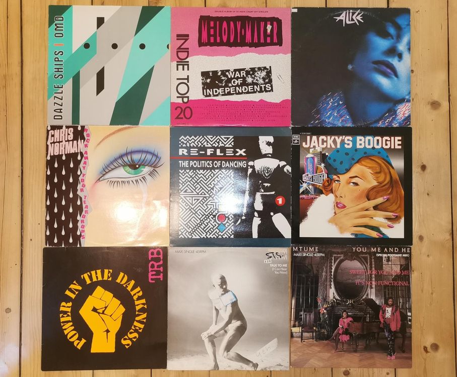 Mixed Vinyl / Schallplatten Paket: Rock, Pop, Folk, New Wave (Gebraucht ...