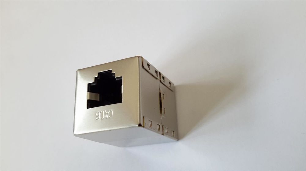 RJ45 Kupplung/Verbinder Cat.6 geschirmt (Neu und originalverpackt) in ...