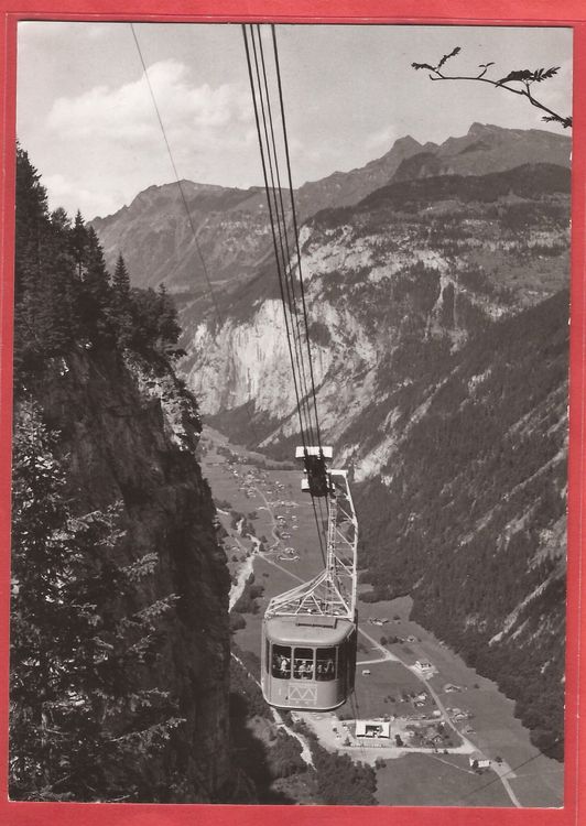Gimmelwald Luftseilbahn bei Mürren - ca. 1970 (Gebraucht) in Fislisbach ...