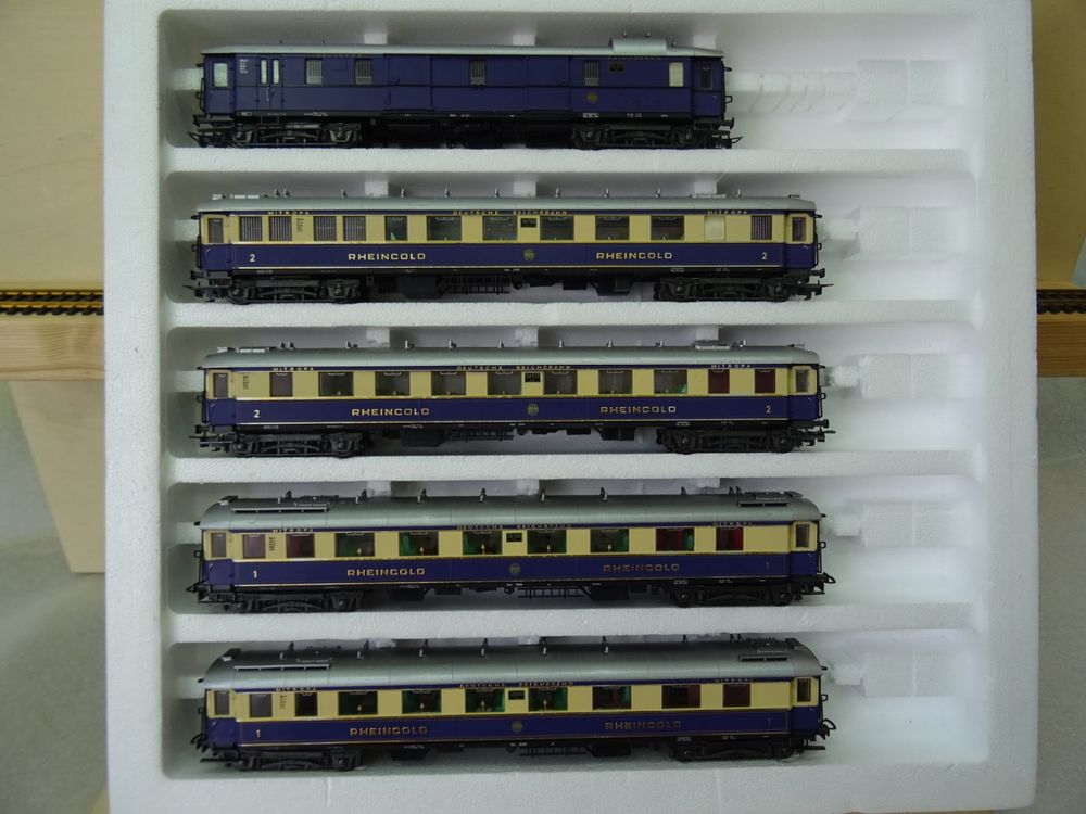 Liliput: Rheingold Set, 5 teilig, H0, AC, OVP, unbespielt (Neu (gemäss ...
