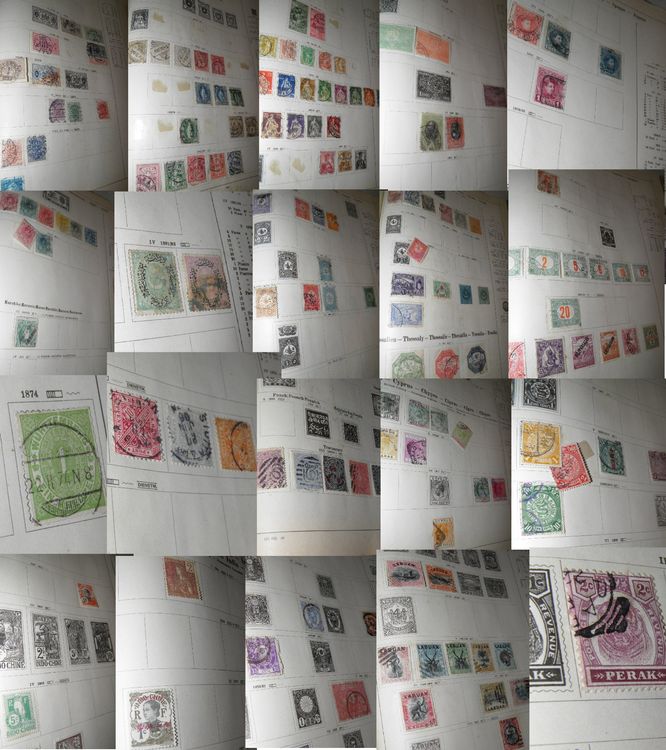 Schaubek Victoria Briefmarkenalbum, ü. 1000 Briefmarken | Kaufen auf ...