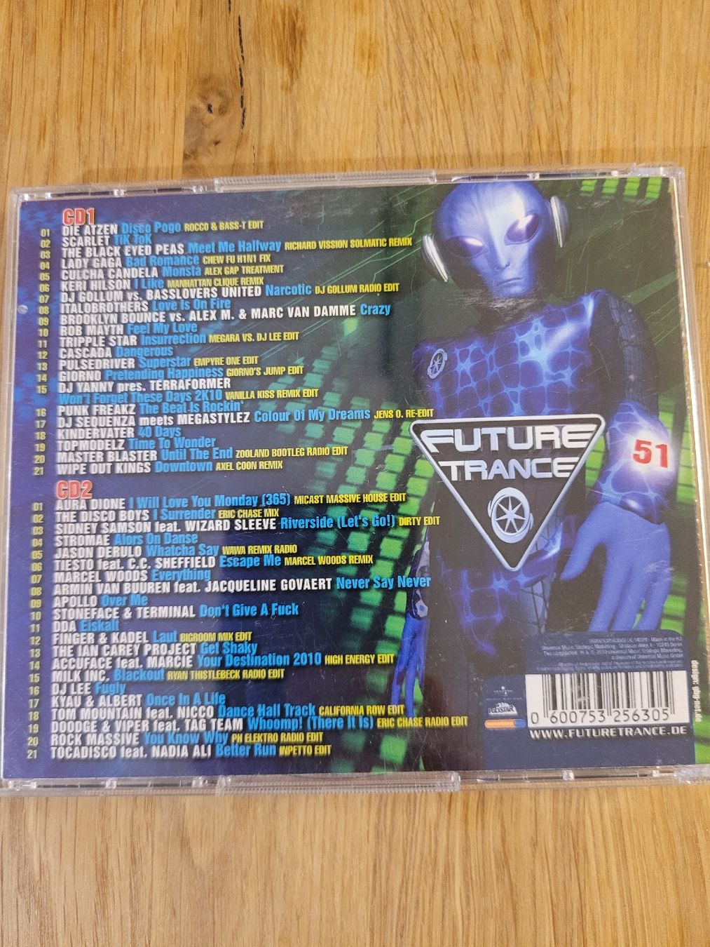 Future Trance Vol. 51 - CD Compilation Trance💿🎵 (D'occasion) à Cheseaux ...
