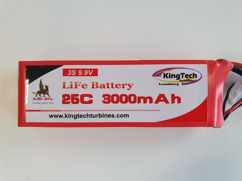 KingTech Turbinen-Akku LiFe 3000mAh 3S 9.9V 25C | Kaufen auf Ricardo