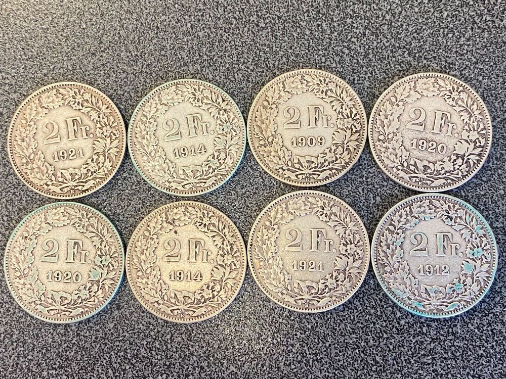 8 Stk 2.- über 100 Jahre Alt (57) (Gebraucht) in Ballwil für CHF 51 – mit Lieferung auf Ricardo ...