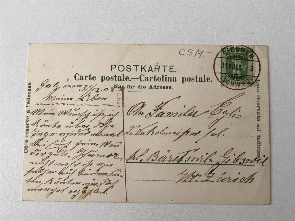 Alte Ansichtkarte Siebnen (Gebraucht) in Siebnen für CHF 12 – mit Lieferung auf Ricardo kaufen