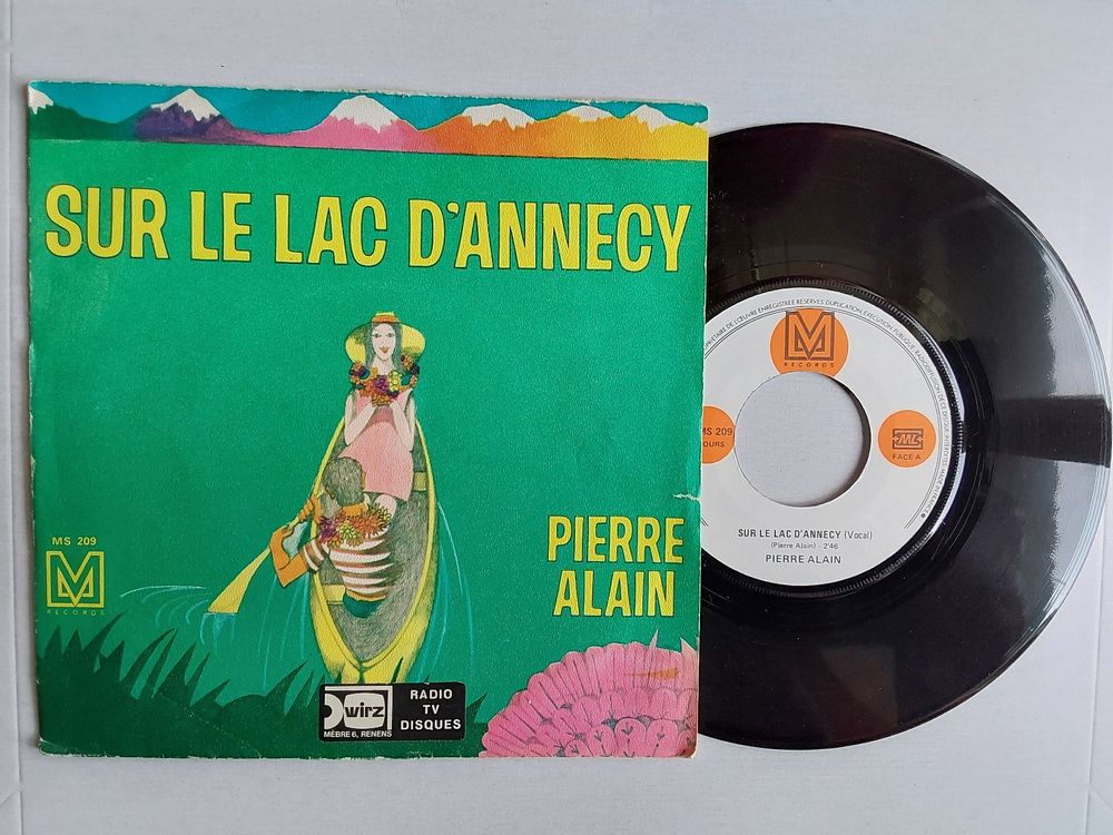 Vinyl Single - Pierre-Alain - Sur le Lac D’Annecy - Suisse (Gebraucht ...