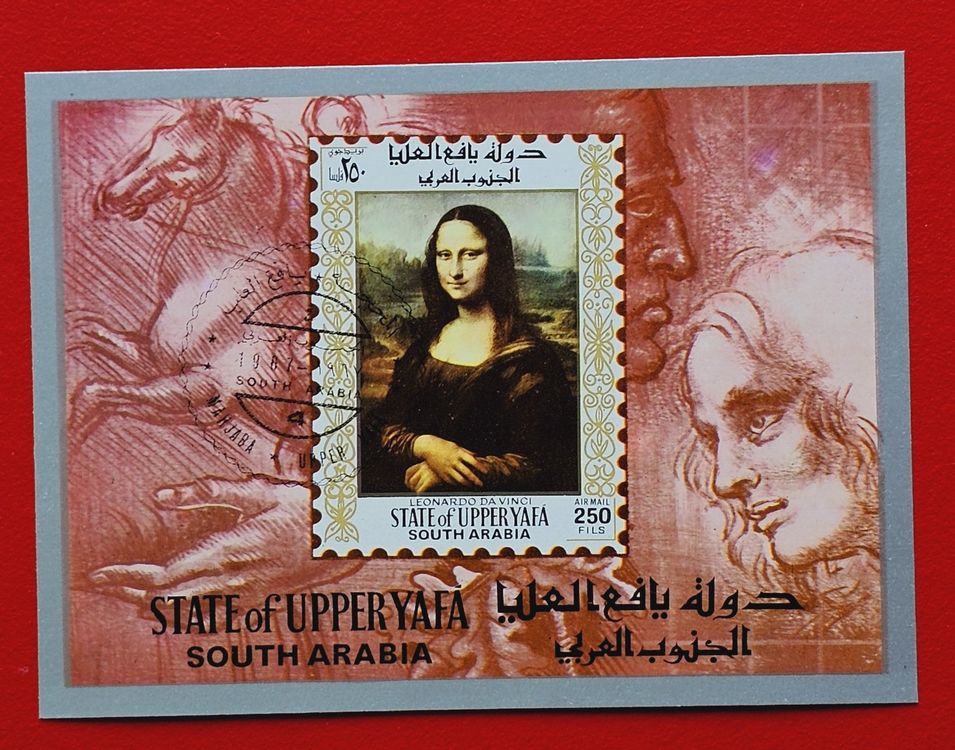 SAUDI ARABIEN MONA LISA LEONARDO DA VINCI BLOCK 1987 ET VOLL | Kaufen ...