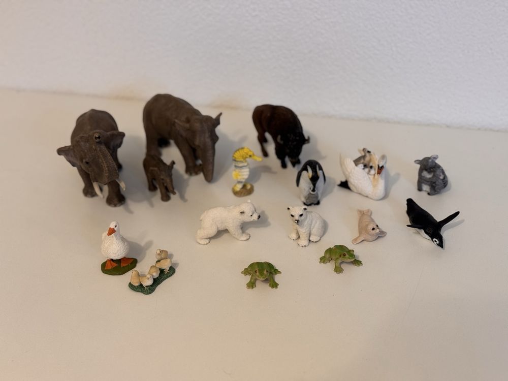 Schleich Wildtiere Figuren (Gebraucht) in Schübelbach für CHF 25 – mit ...