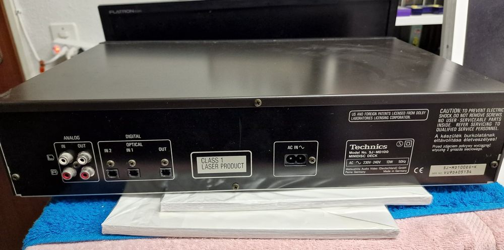Technics Minidisc Deck SJ-MD100 (ungetestet) (Defekt) in Reinach BL für ...
