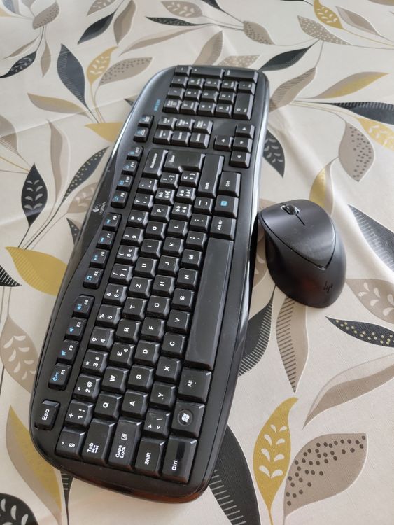Logitech keyboard + hp mouse (Defekt) in Tafers für CHF 1 – mit ...
