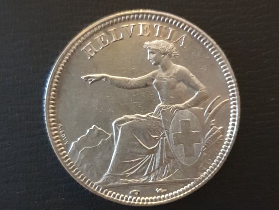 5 Franken 1851 in toller Erhaltung! (Gebraucht) in Biel/Bienne für CHF 385 – mit Lieferung auf ...