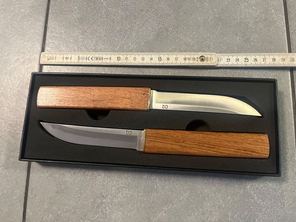 Doppel Messerset zum Zusammenstossen (Neu (gemäss Beschreibung)) in ...
