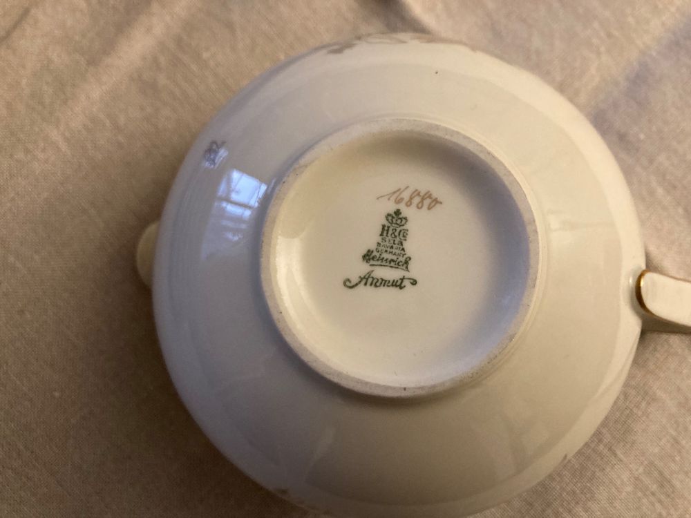 Vintage Porzellan Set H&C Heinrich Selb Bavaria 8-tlg (Gebraucht) in Luzern für CHF 35 – mit ...