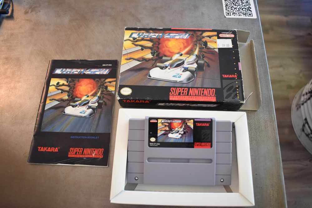 Cyber Spin Nintendo SNES NTSC Englisch Komplett | Kaufen auf Ricardo