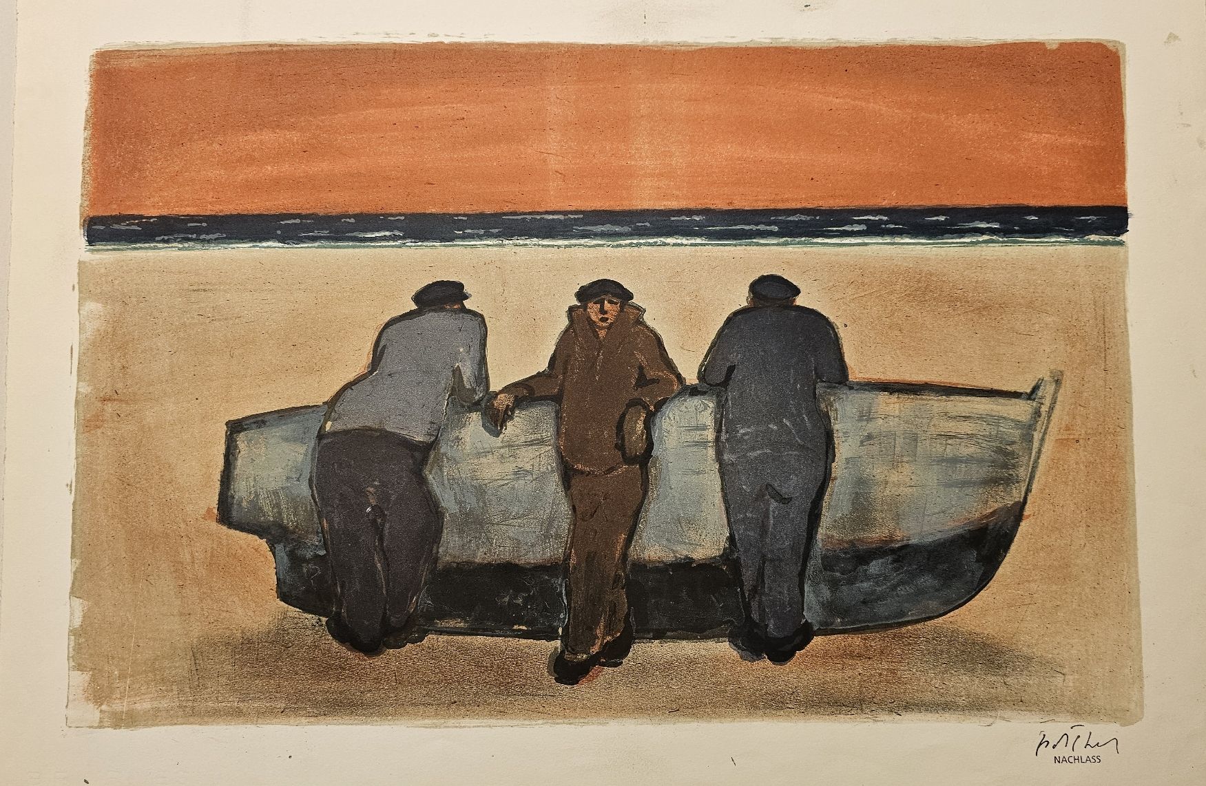 Hans Potthof Original Lithografie épreuve d'artiste 76x57cm (Gebraucht ...